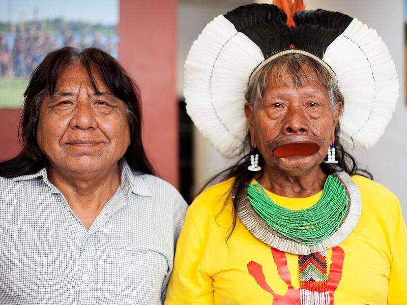 AMAZON WATCH » Chief Raoni Brings Indigenous Movement to World Stage